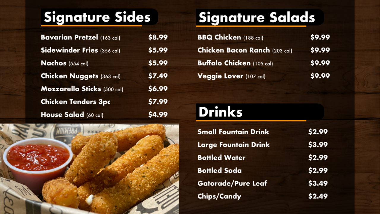 Krave menu - Ann Arbor, MI